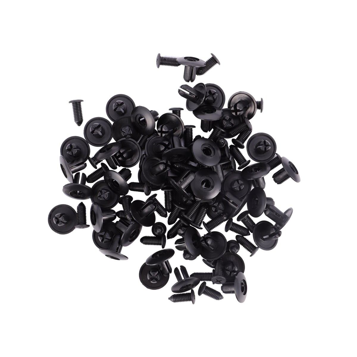 unbranded 50 Pcs Auto Push Pin Automotive Pins Foldable Bumper ...