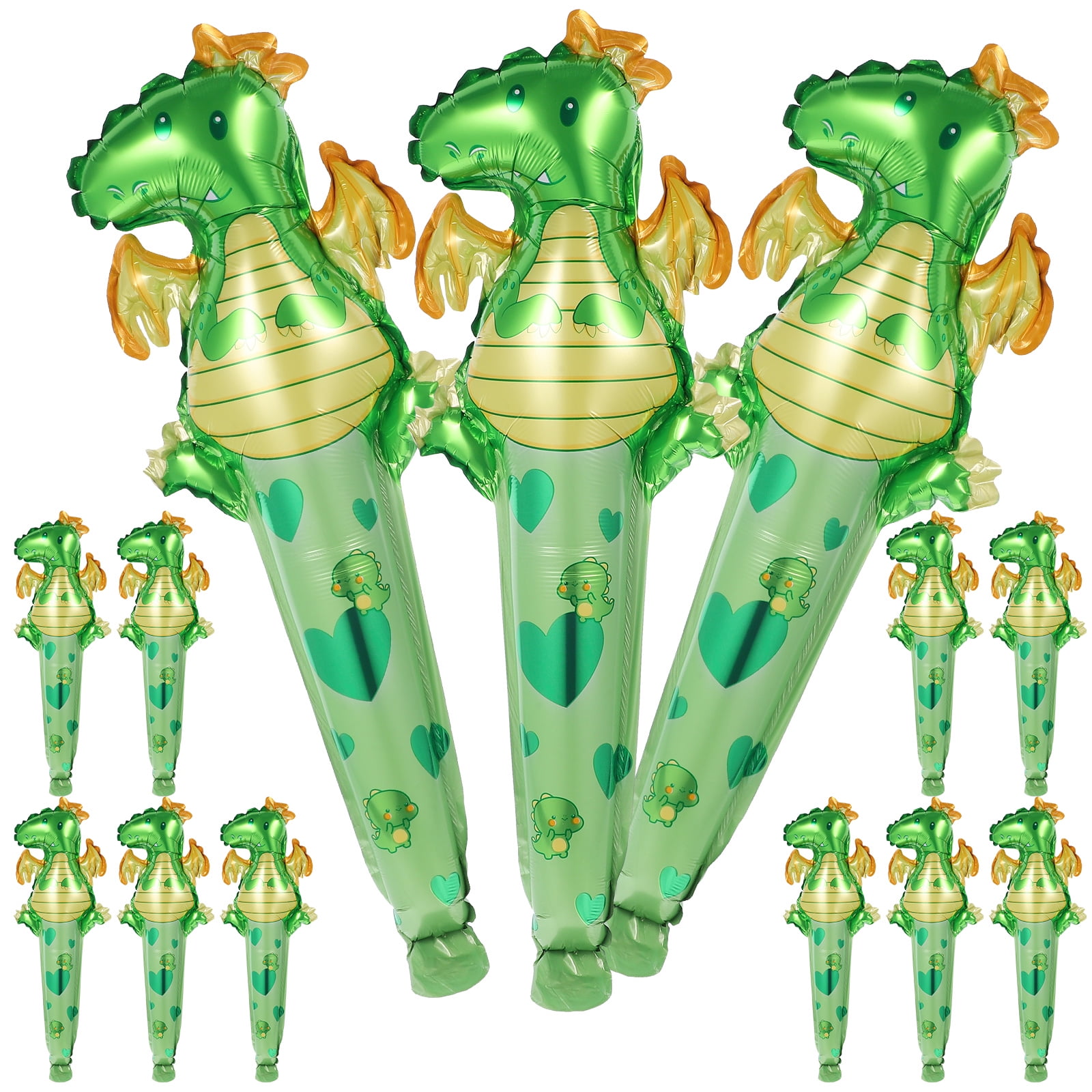 unbranded 50 Pcs Balloons Dinosaur Modeling Foil Arch Kit Pump Garland ...