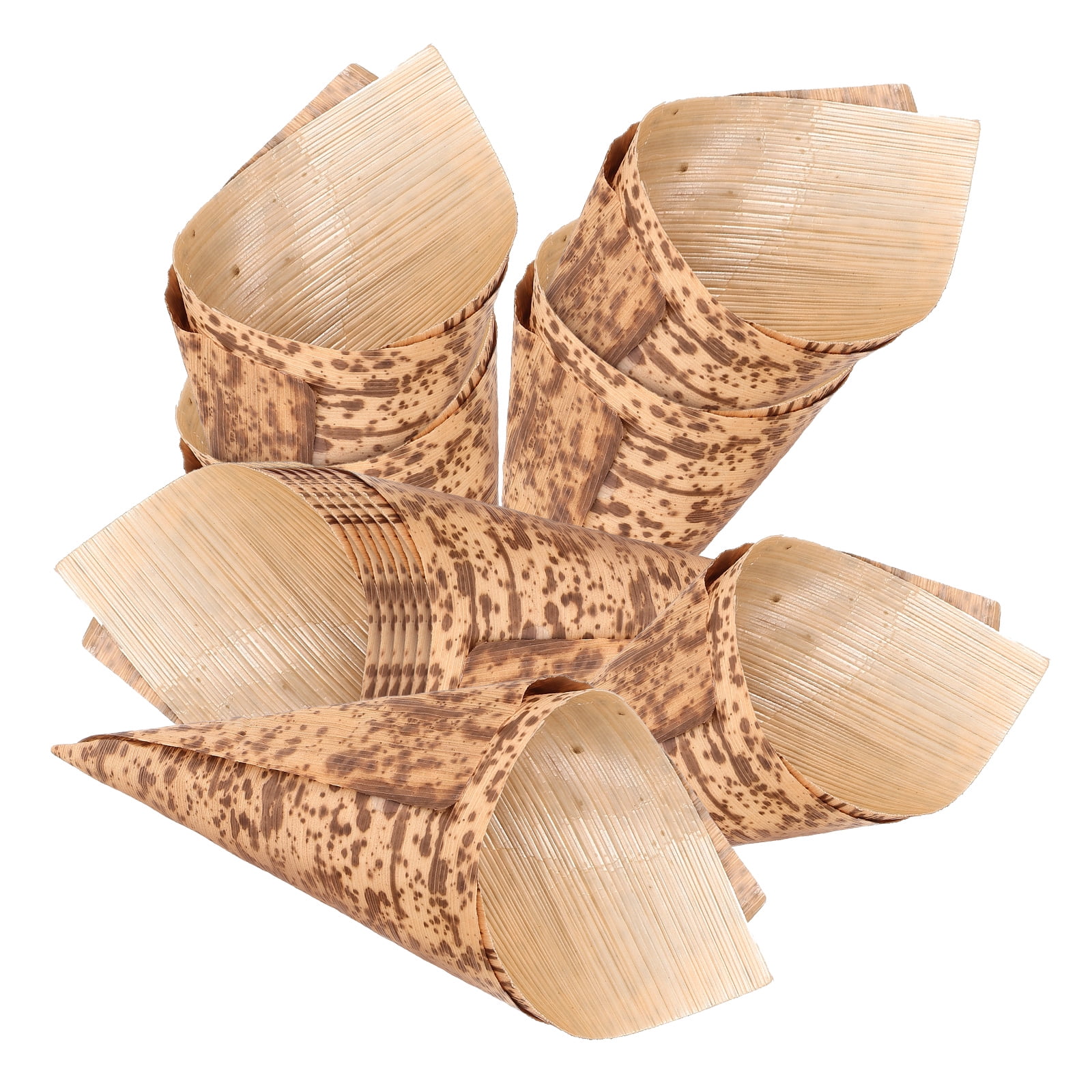 unbranded 50 Pcs Bamboo Skin Cones Charcuterie Food Items Popcorn ...