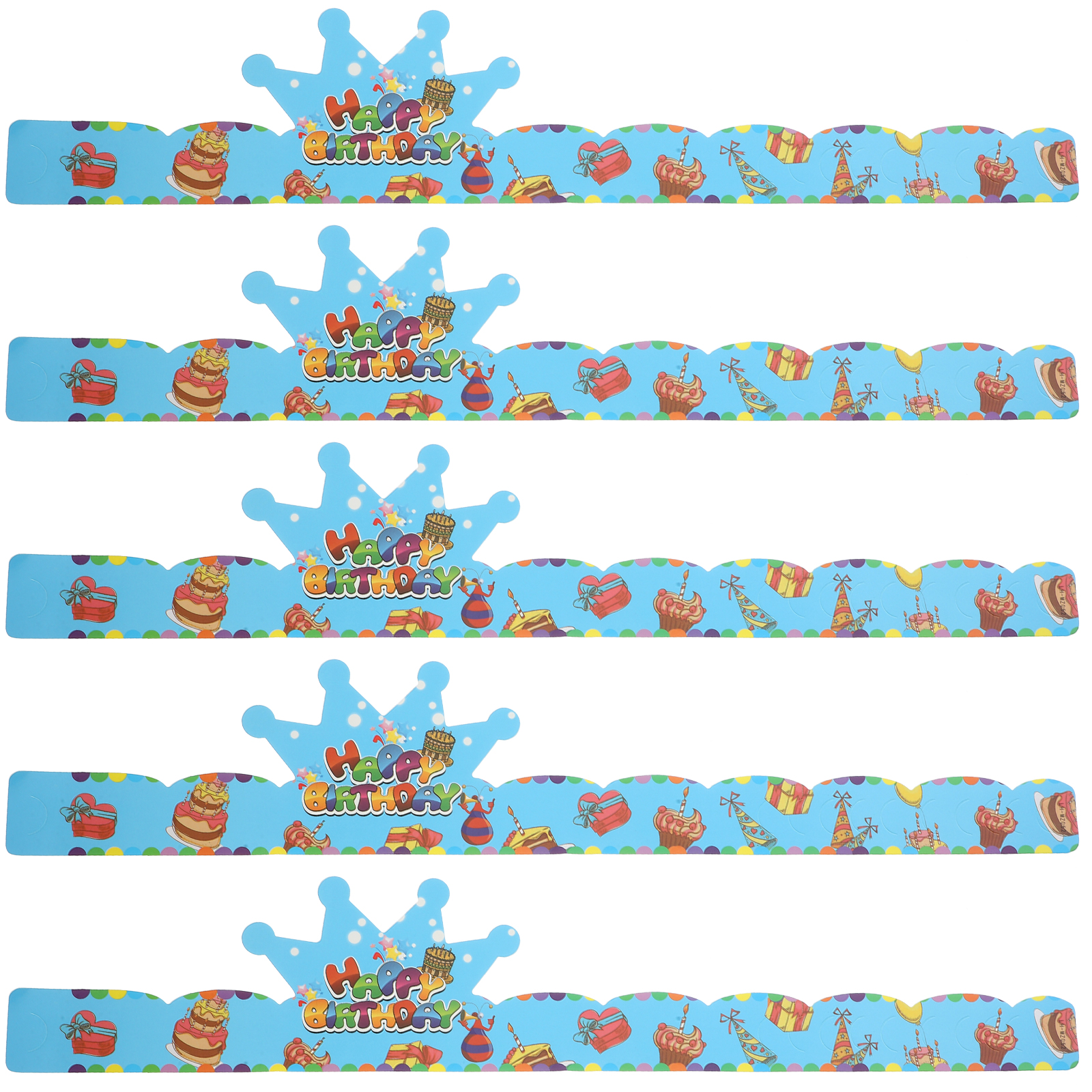unbranded 50 Pcs Birthday Crown Hat for Classroom Crowns Child ...