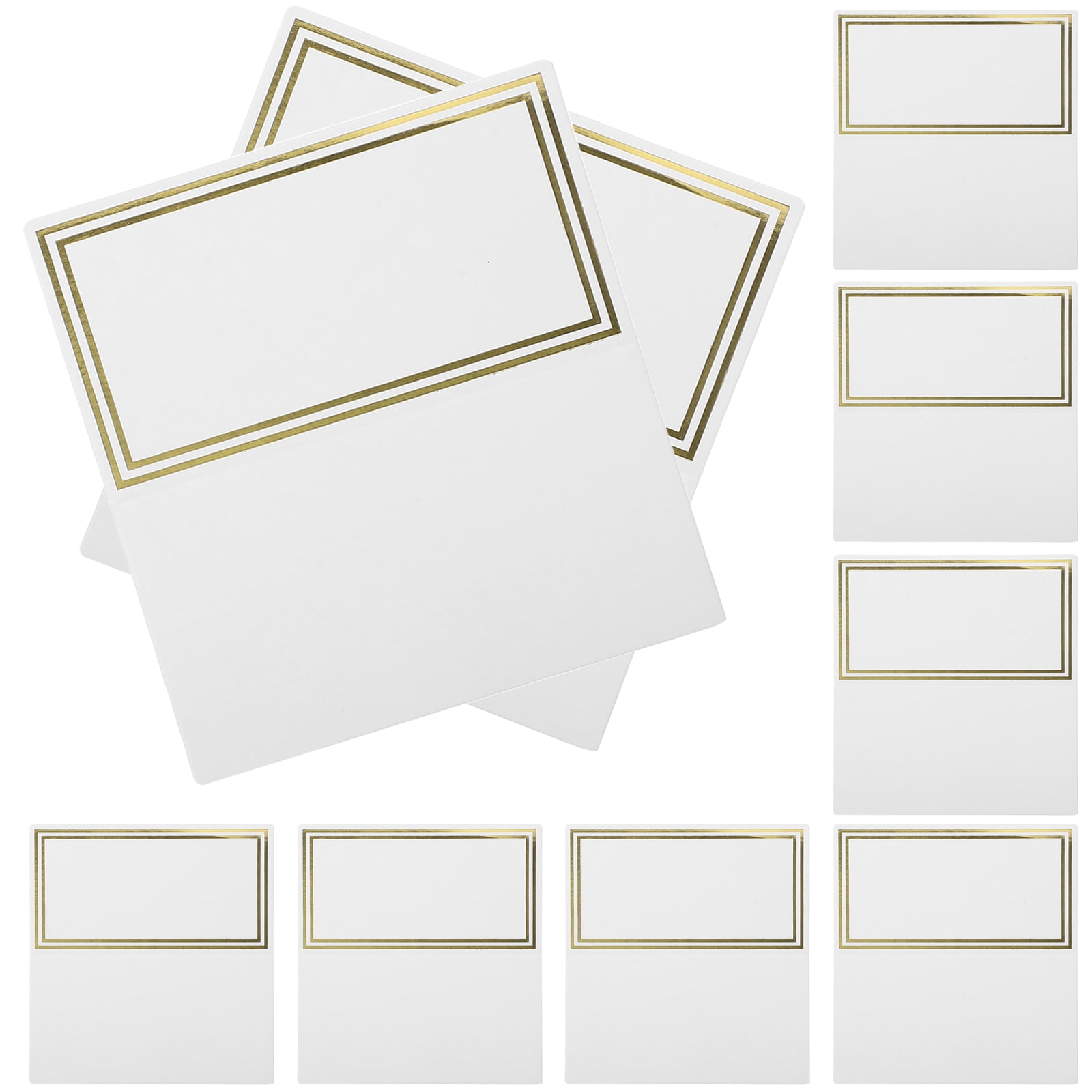 unbranded 50 Pcs Birthday Table Setting Reception Paper Tent Card ...