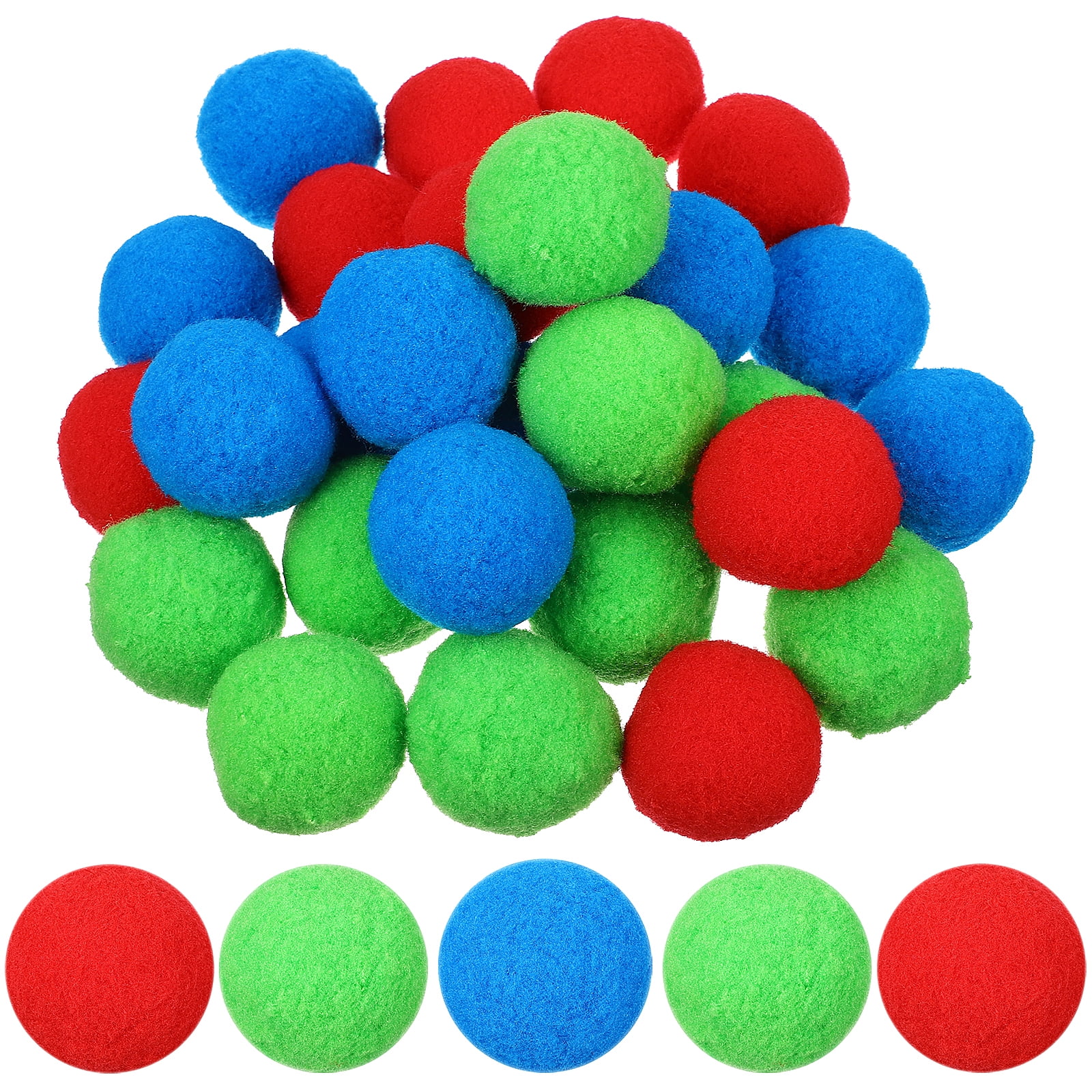 unbranded 50 Pcs Bubble Cotton Ball Safe Throwing Water Balls Park Toys ...