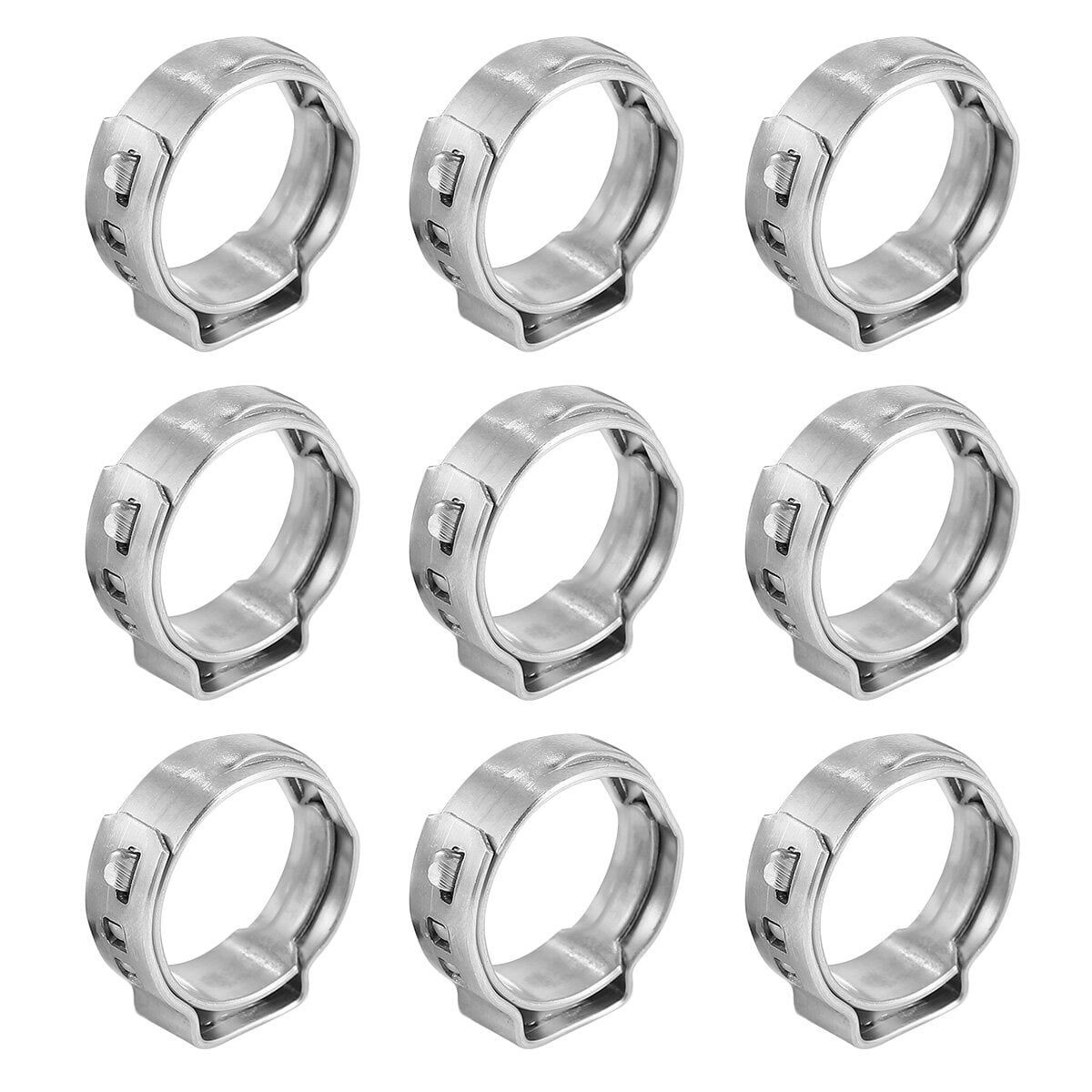 unbranded 50 Pcs Drive Hose Clip for Gas High Pressure Nozzle Clamps ...