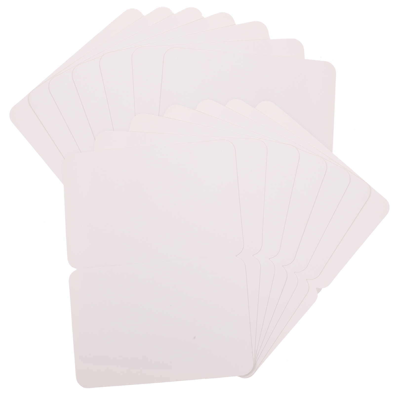 unbranded 50 Pcs Fold Blank Cards in Half Mini Thank You with Envelopes ...