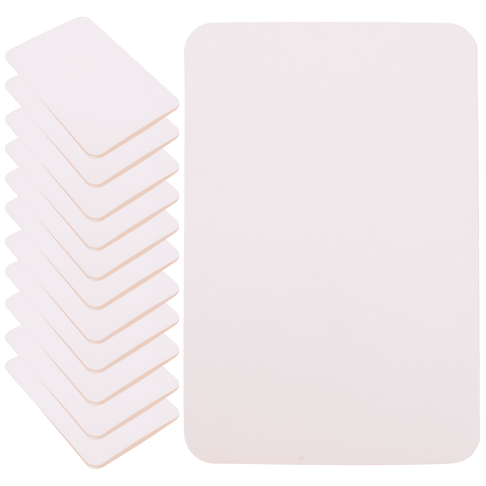 unbranded 50 Pcs Fold Blank Cards in Half Party Blessing Gift - Walmart.com