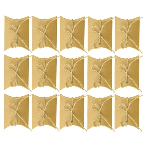 unbranded 50 Pcs Party Favor Candy Bag Krafts Paper Organza Fan Money ...