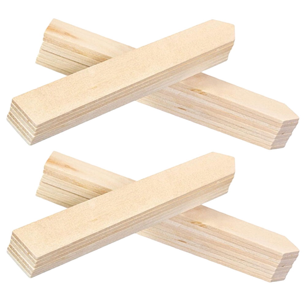 unbranded 50 Pcs Plant Name Tags Wooden Label Labels Garden Fruit Tree ...