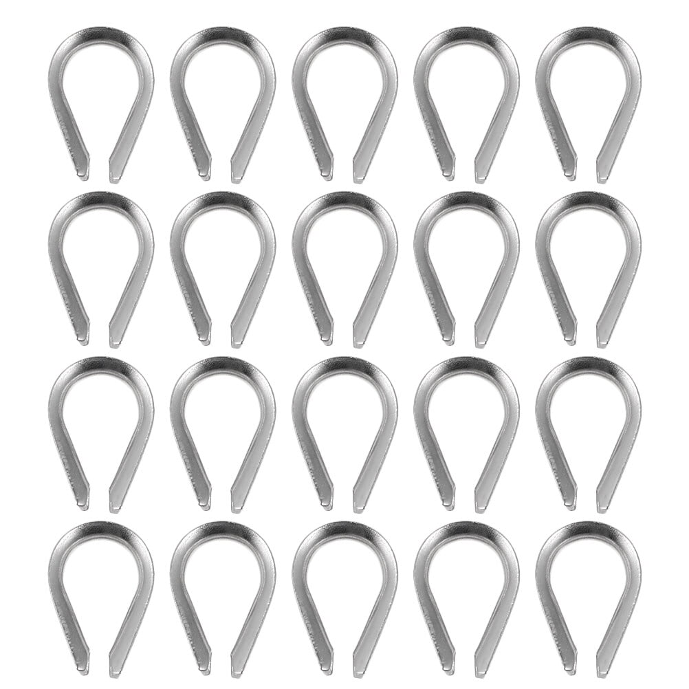 unbranded 50 Pcs Ring Armature Heart Triangular Steel Cable Array Miss ...
