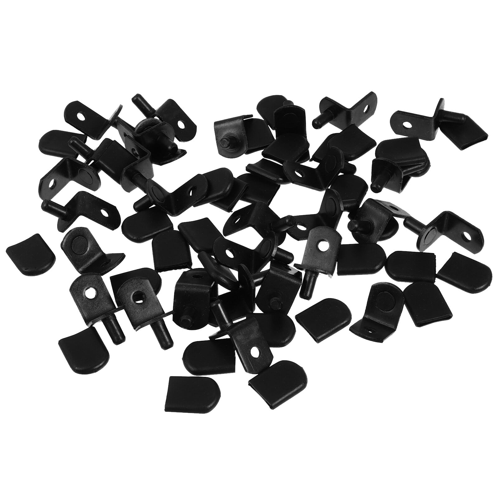 unbranded 50 Pcs Shelf Clips for Wood Shelving Corner Peg Support Pegs ...