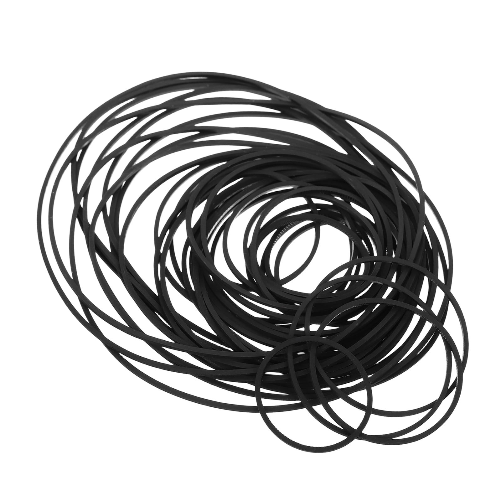 50pcs Mixed Size Rubber Belts for Cassette Tape Player Recorder Repair ...