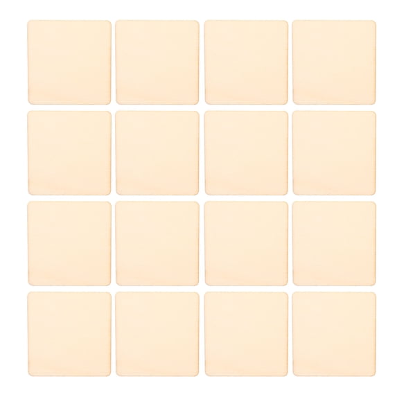 50 Pcs Unfinished Mini Wood Craft Sticks Blank Brown Boards for Art ...