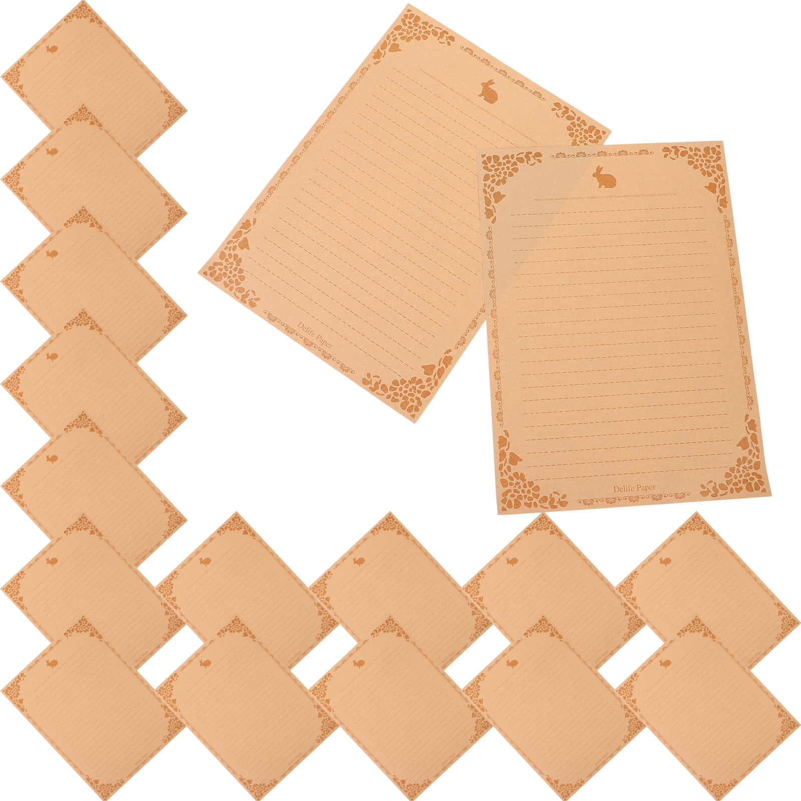 unbranded 50 Sheets A4 Letter Paper Parchment Decorative Printer ...