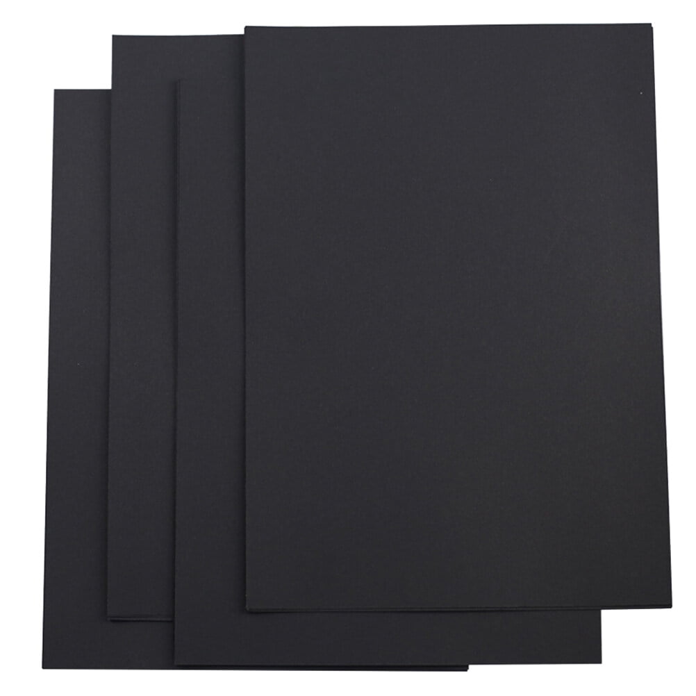MOKKHNB Thick Black Cardboard Refill Papers Drawing 50Set - Walmart.com