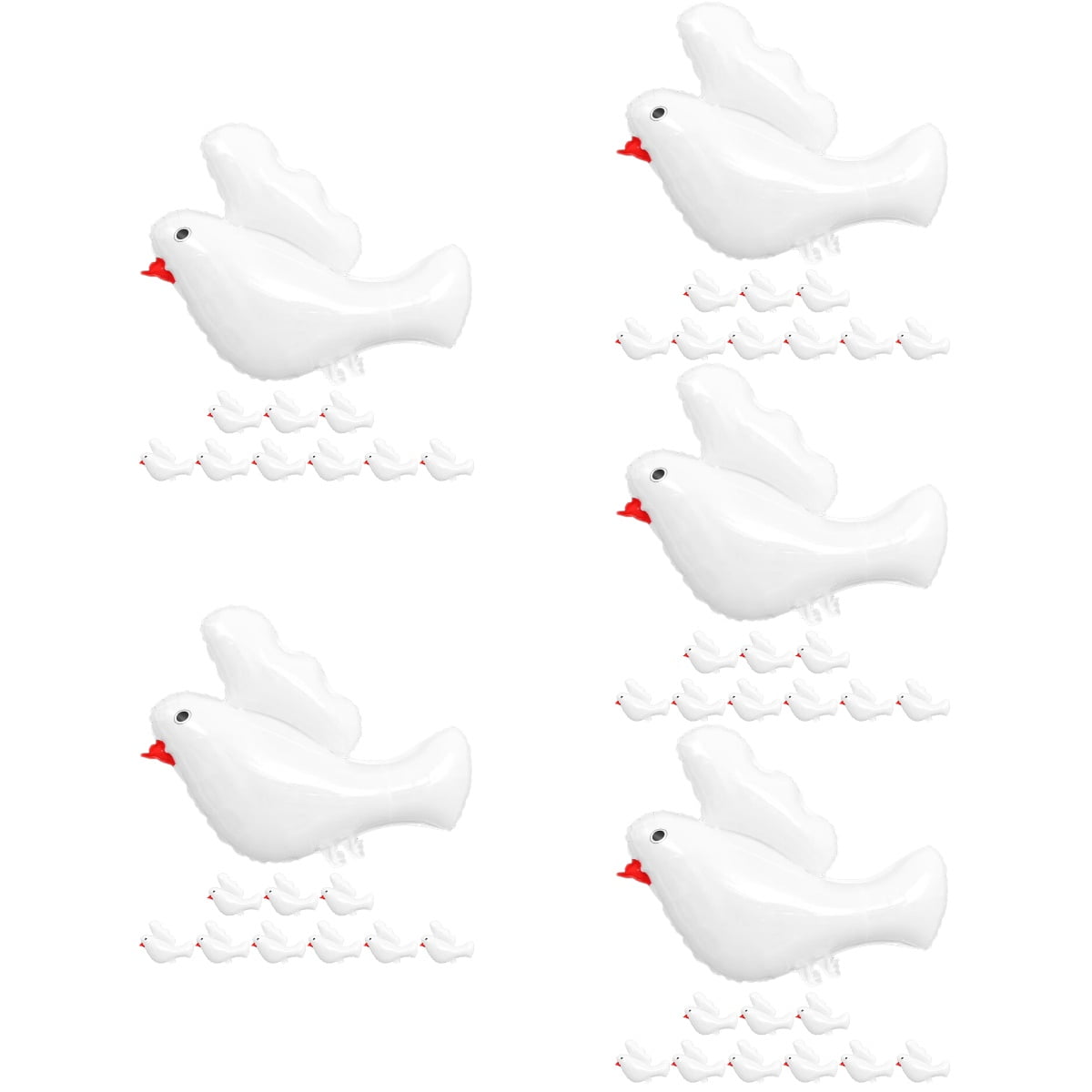 unbranded 50 pcs Dove Balloon Memorial Balloon Pigeon Balloon ...
