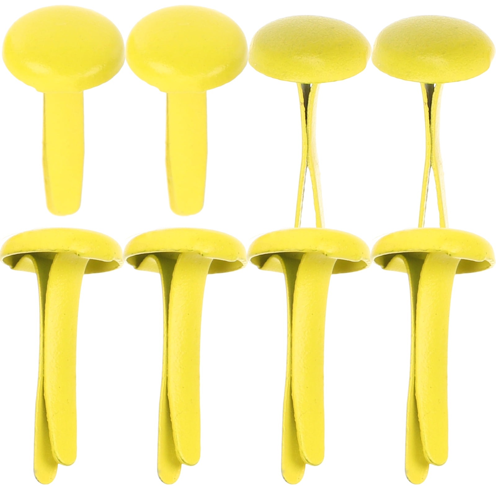 unbranded 500 Pcs Clear Push Pins Paper Craft Supplies Metal Fastener ...