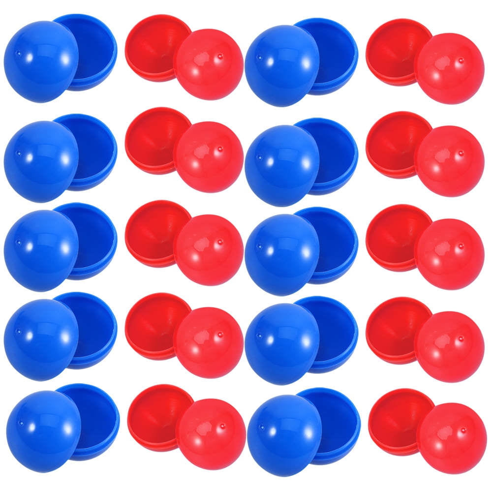 unbranded 50PCS Plastic Reusable Capsules Empty Colored Balls for Kids ...
