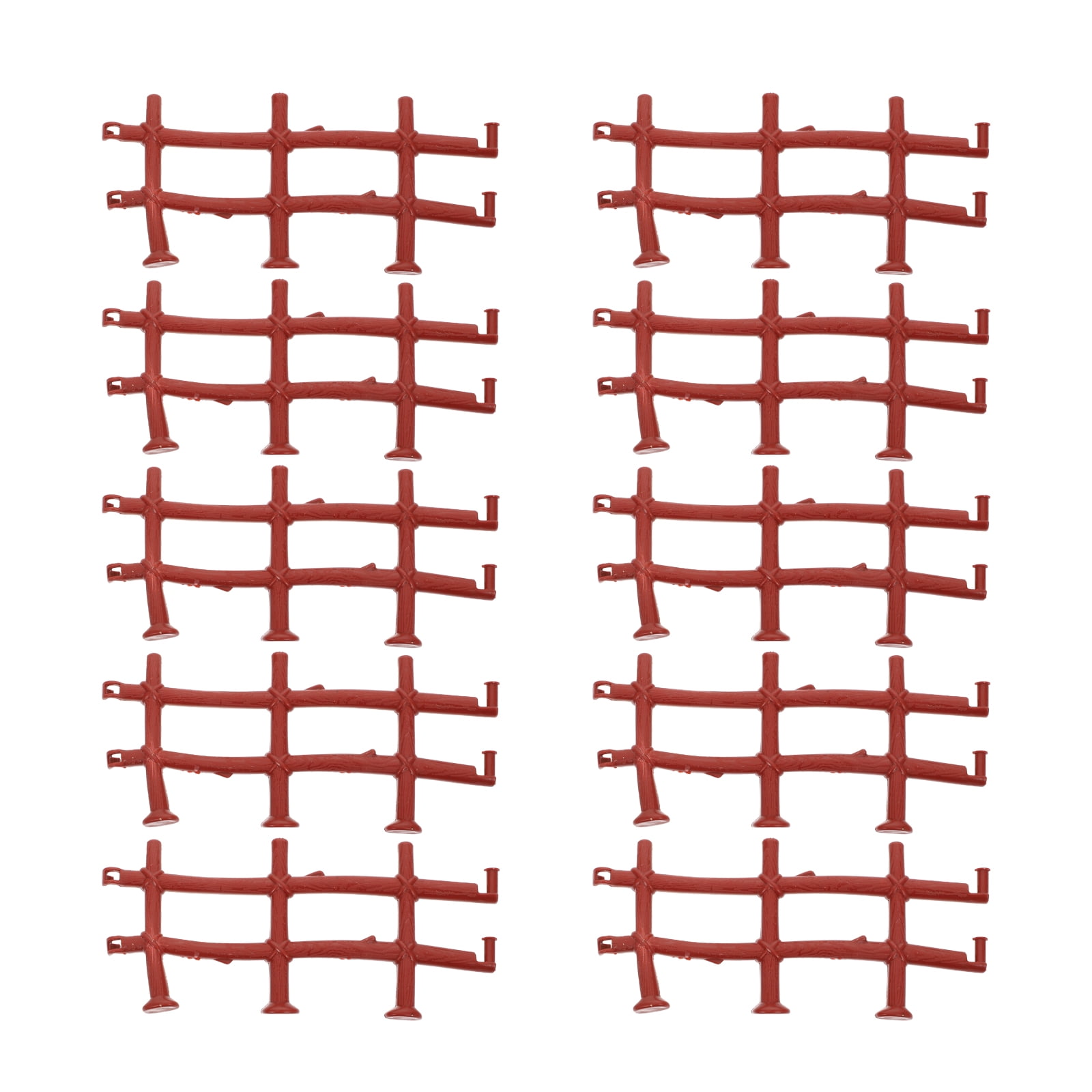 unbranded 50Pcs Fence Toys Loose Fence Panel Farm Paddock Fence ...