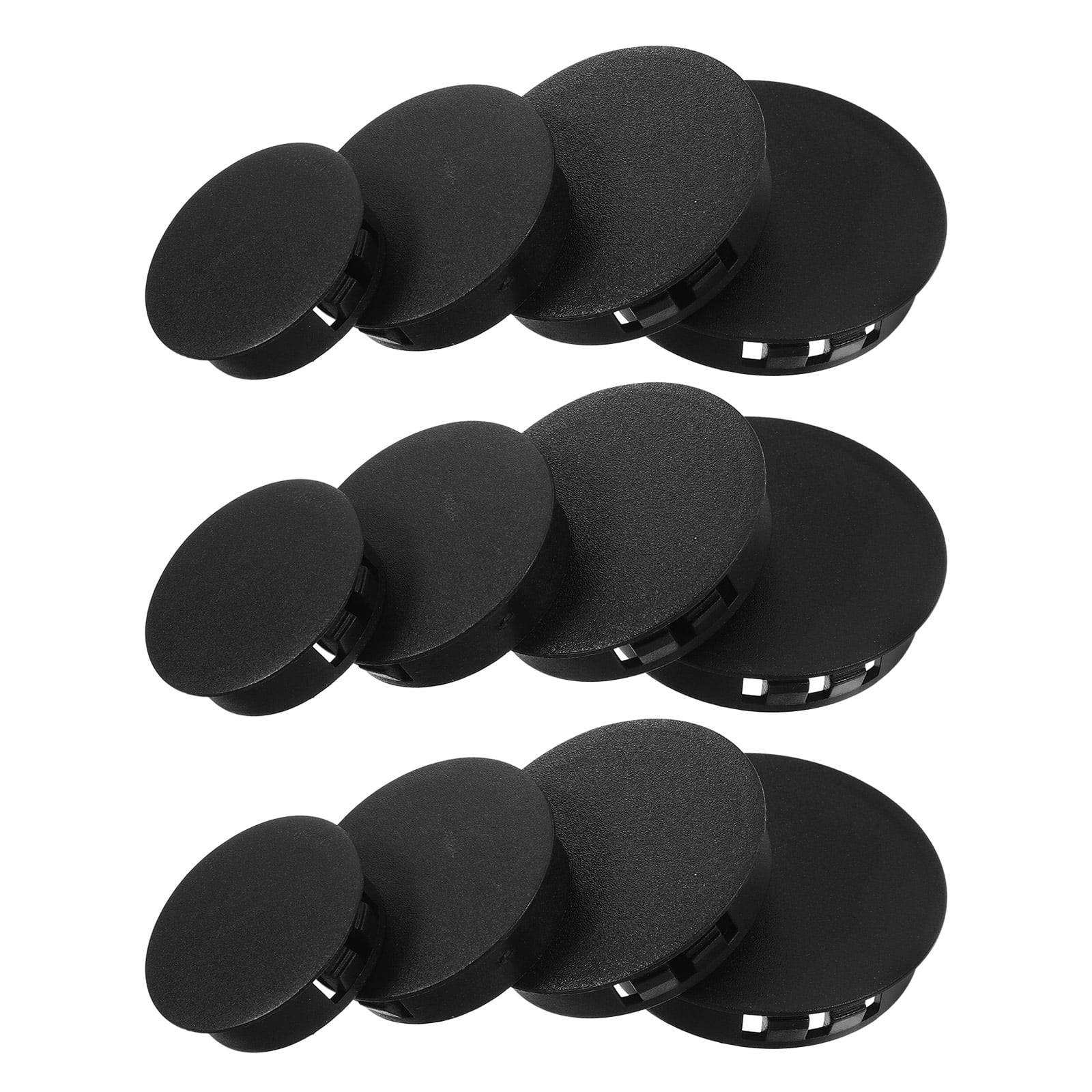 unbranded 50pcs Furniture Hole Plugs Plastic Round Flush Type Panel ...