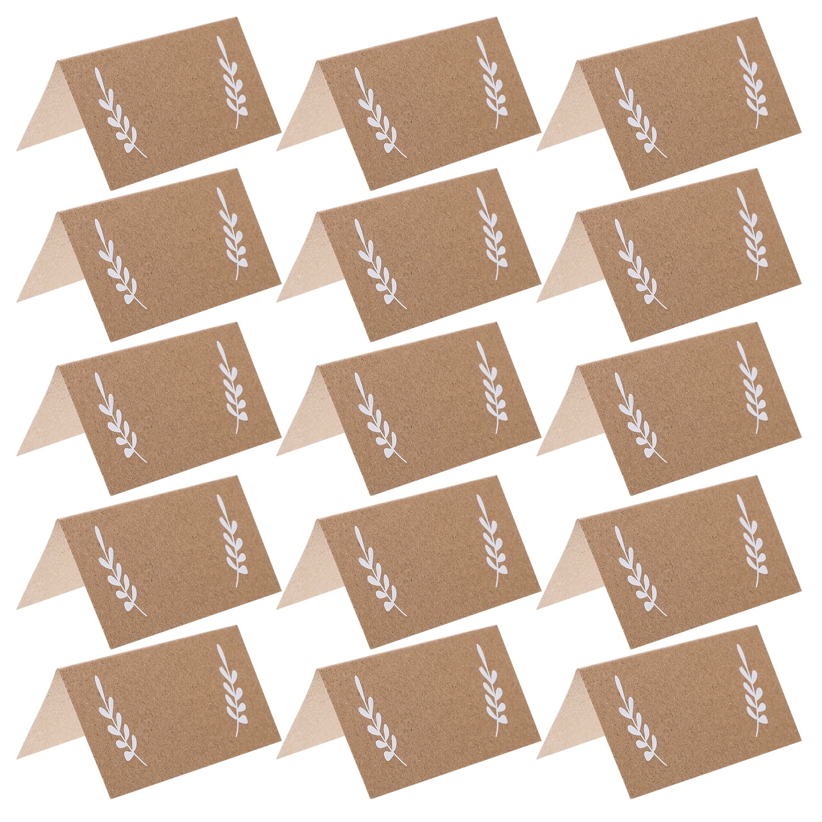 Tent Cards 50pcs Table Place Cards Tent Shape Table Place Card Table ...