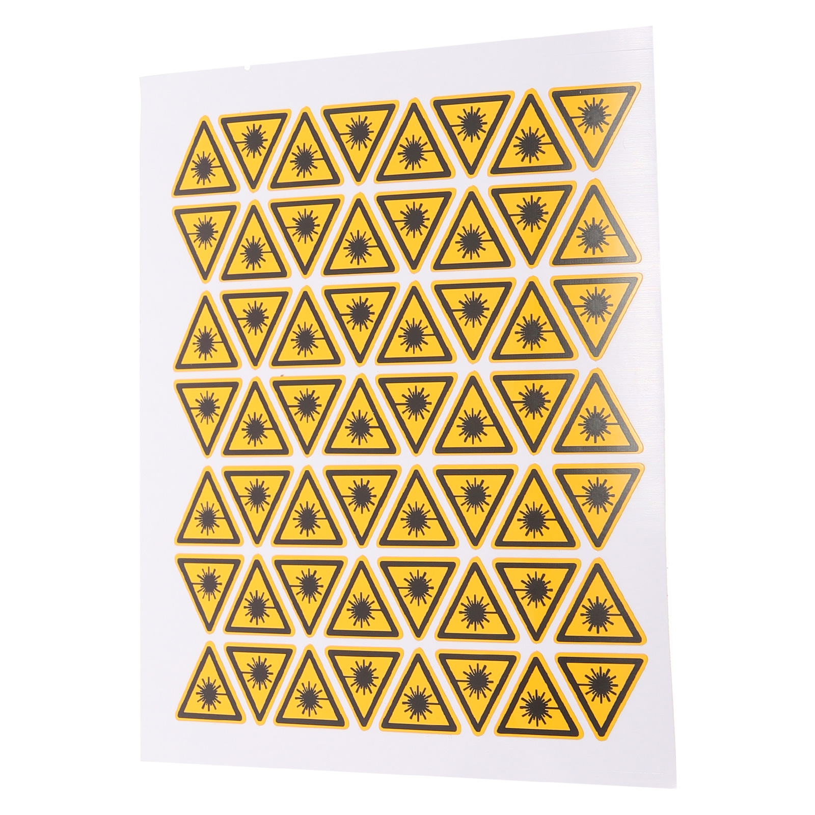unbranded 50pcs Warning Sticker Warning Decal Triangle Warning Sticker ...