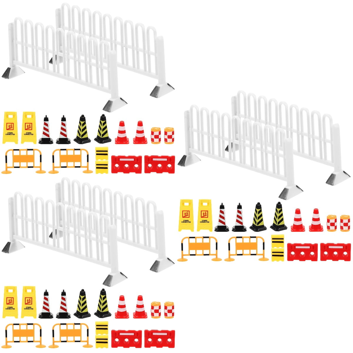 unbranded 54 Pcs Miniature Street Road Signs Traffic Signs Plaything ...