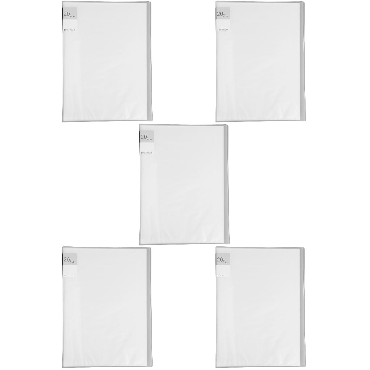 unbranded 5pcs Convenient Display Folder Receipt Organizer File Fold ...