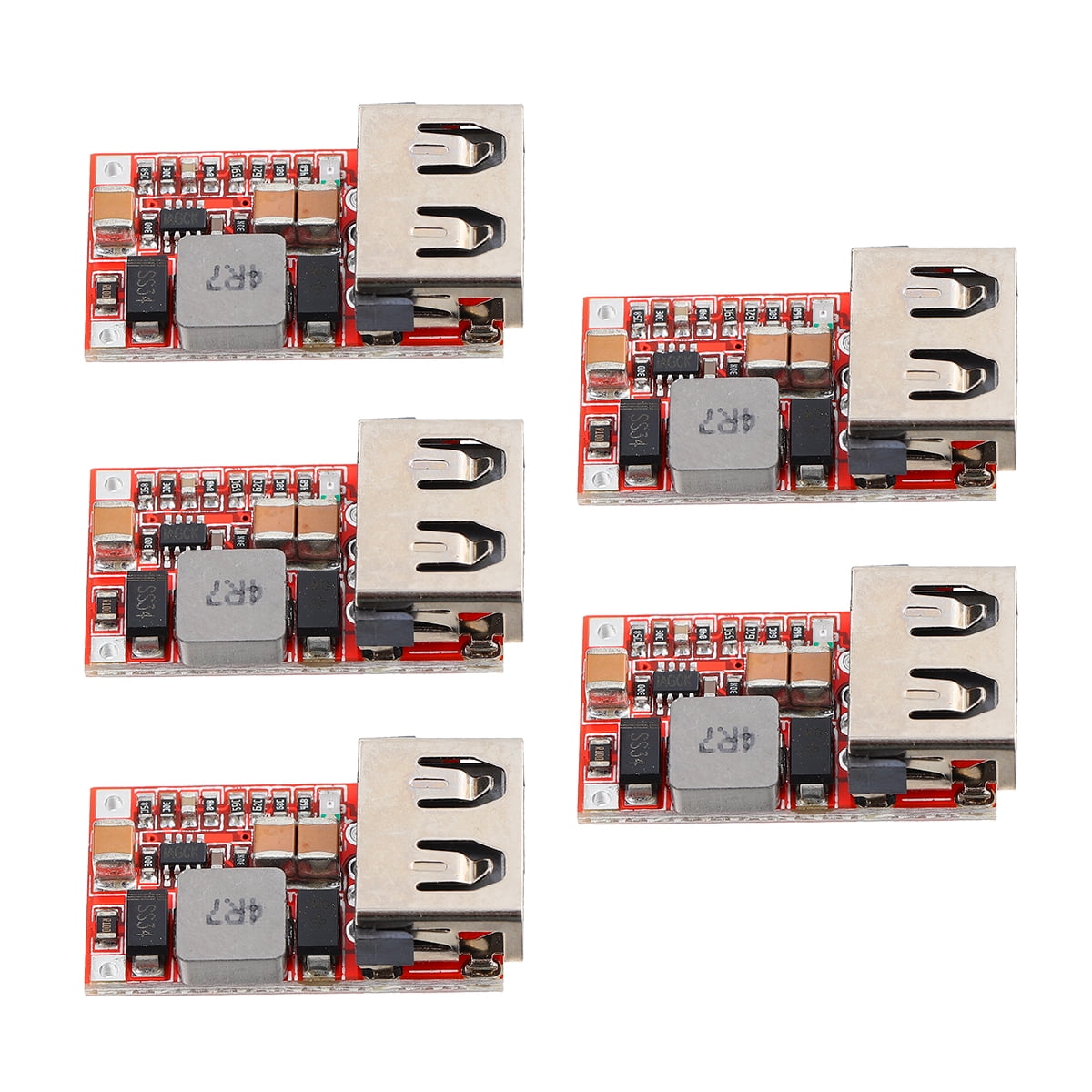 unbranded 5pcs DIY Auto USB Charging Module USB DC-DC Module Charger Module - Walmart.com