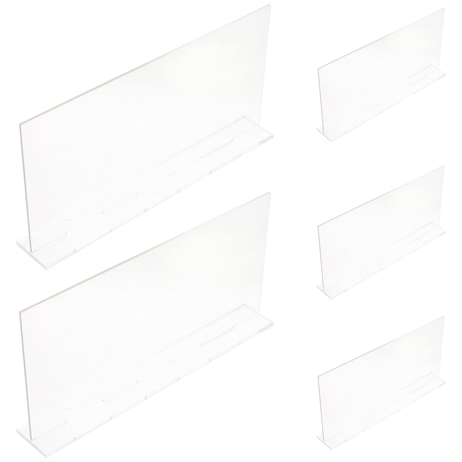 unbranded 5pcs Desktop Acrylic Display Holder Seating Number Holder ...