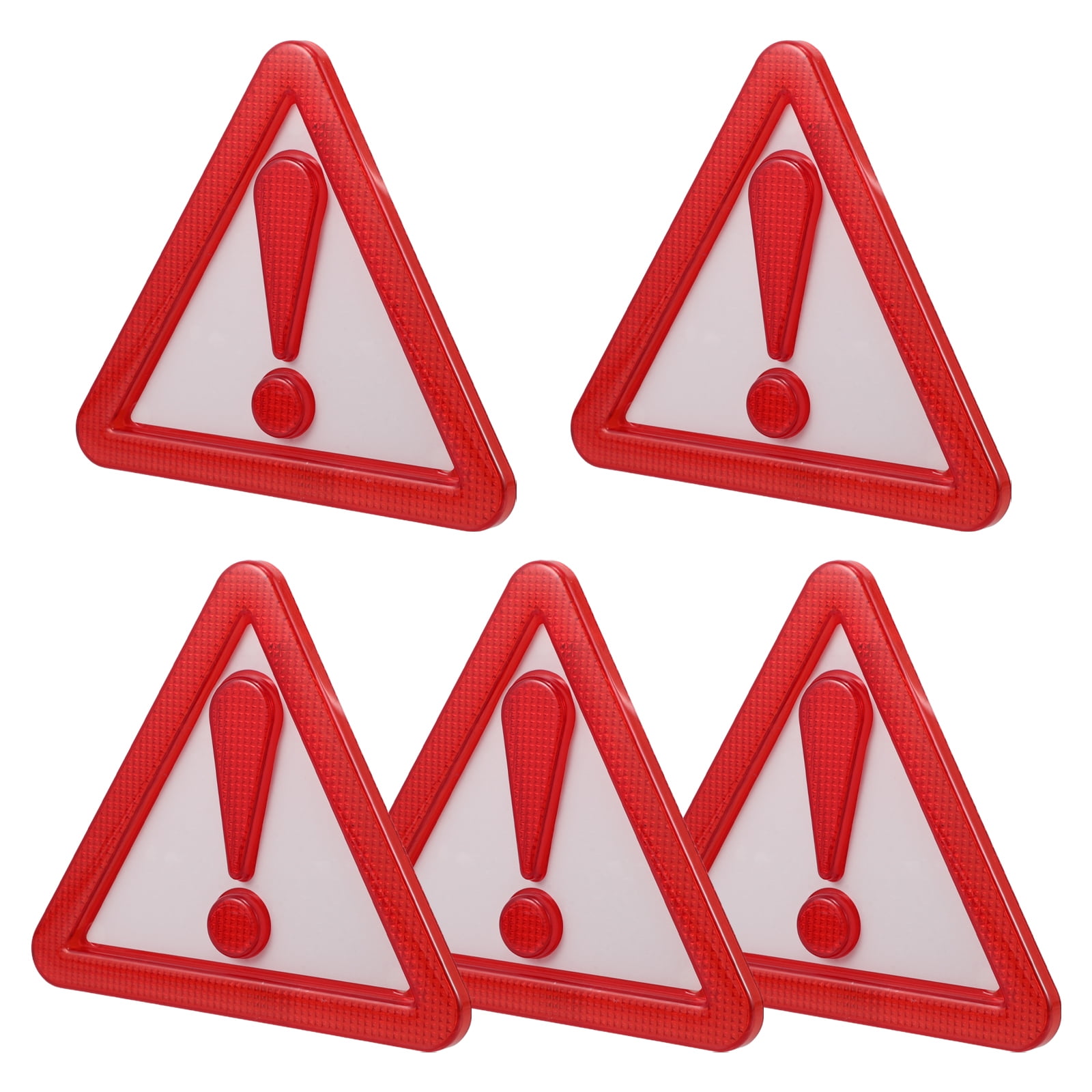 unbranded 5pcs Plastic Stickers For Car Motorcycle Reflectors Golf Cart ...