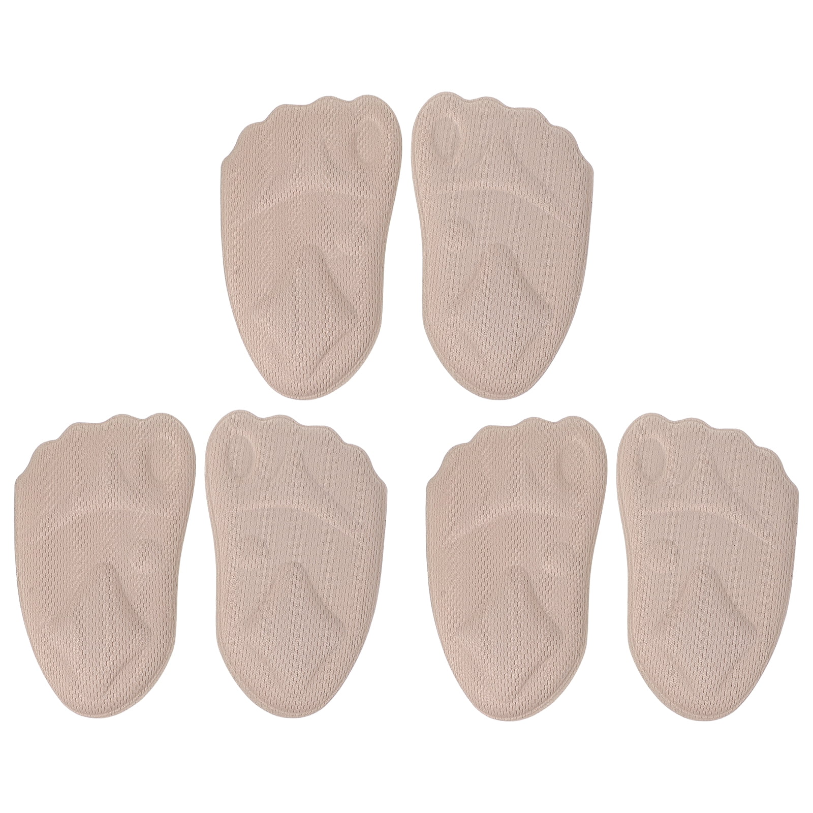 unbranded 6 Pairs Feet Gel Shoe Pads Breathable Metatarsal Pad ...