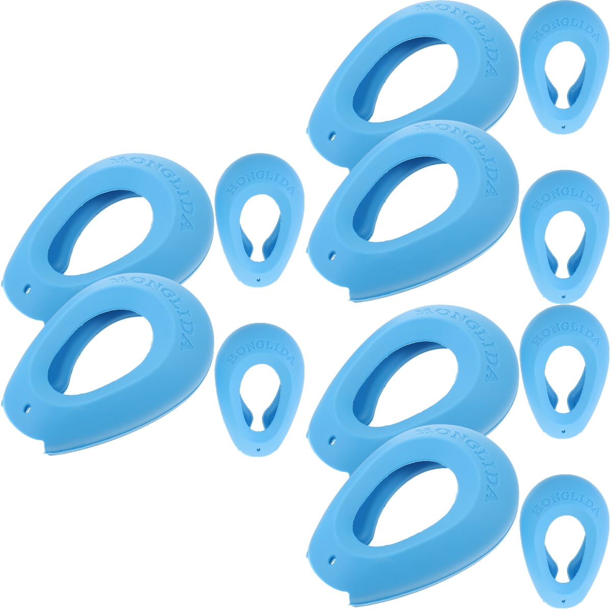 unbranded 6 Pairs Silicone Ear Covers for Hair Dye Ear Protectors for ...