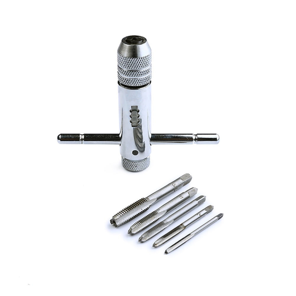 unbranded 6 Pcs Quick Ratcheting Action Tap Wrench Aluminum Processing - Walmart.com