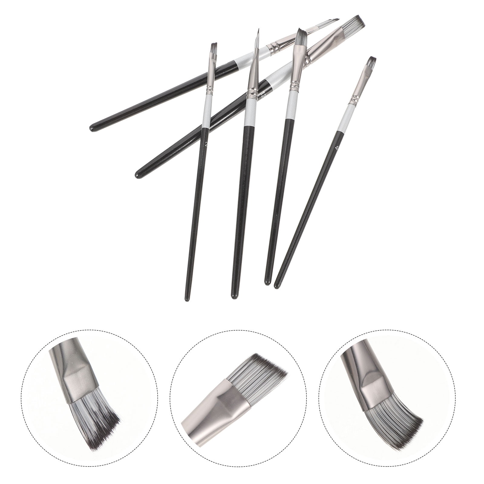 Raindrops Diy Paint Brushes Art Supplies Brushes Multi 6Pcs 8.1X0.6In ...