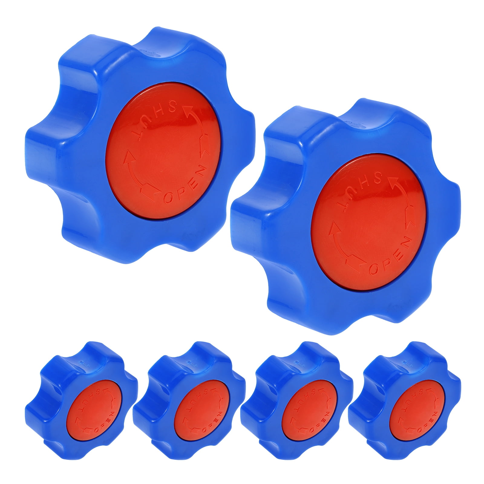 unbranded 6 Pcs Faucet Taps Valve Handwheel Handle 5.50X5.50X1.50CM ...