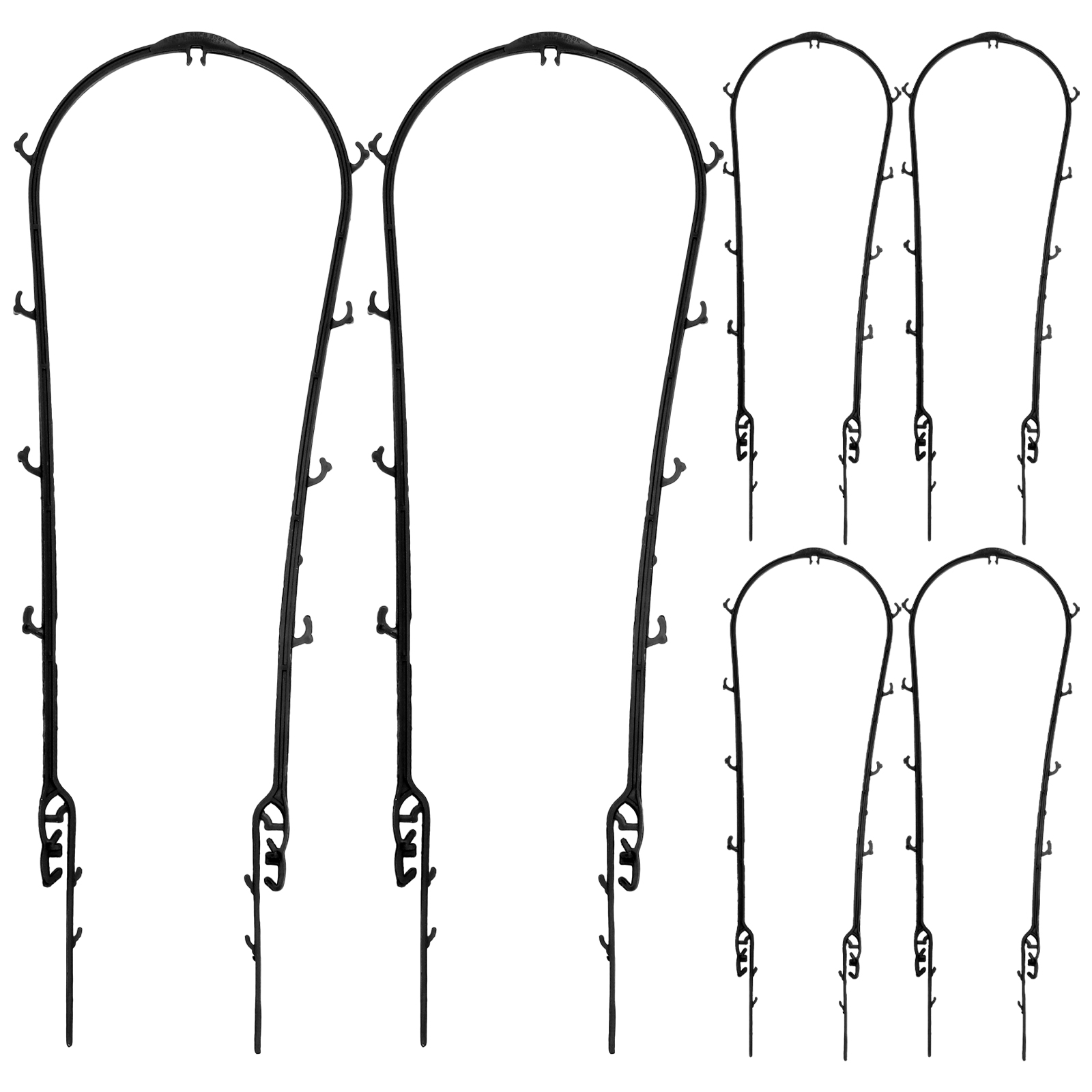 unbranded 6 Pcs Geometric Moon Climbing Stand Plants Trellis Outdoor ...