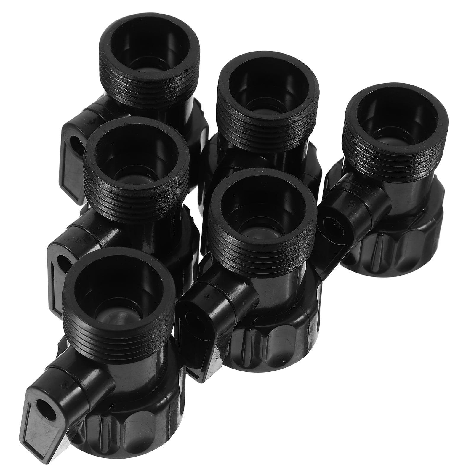 unbranded 6 Pcs Hose Shut-off Valve Diverter Repair Kit Shutoff Black ...