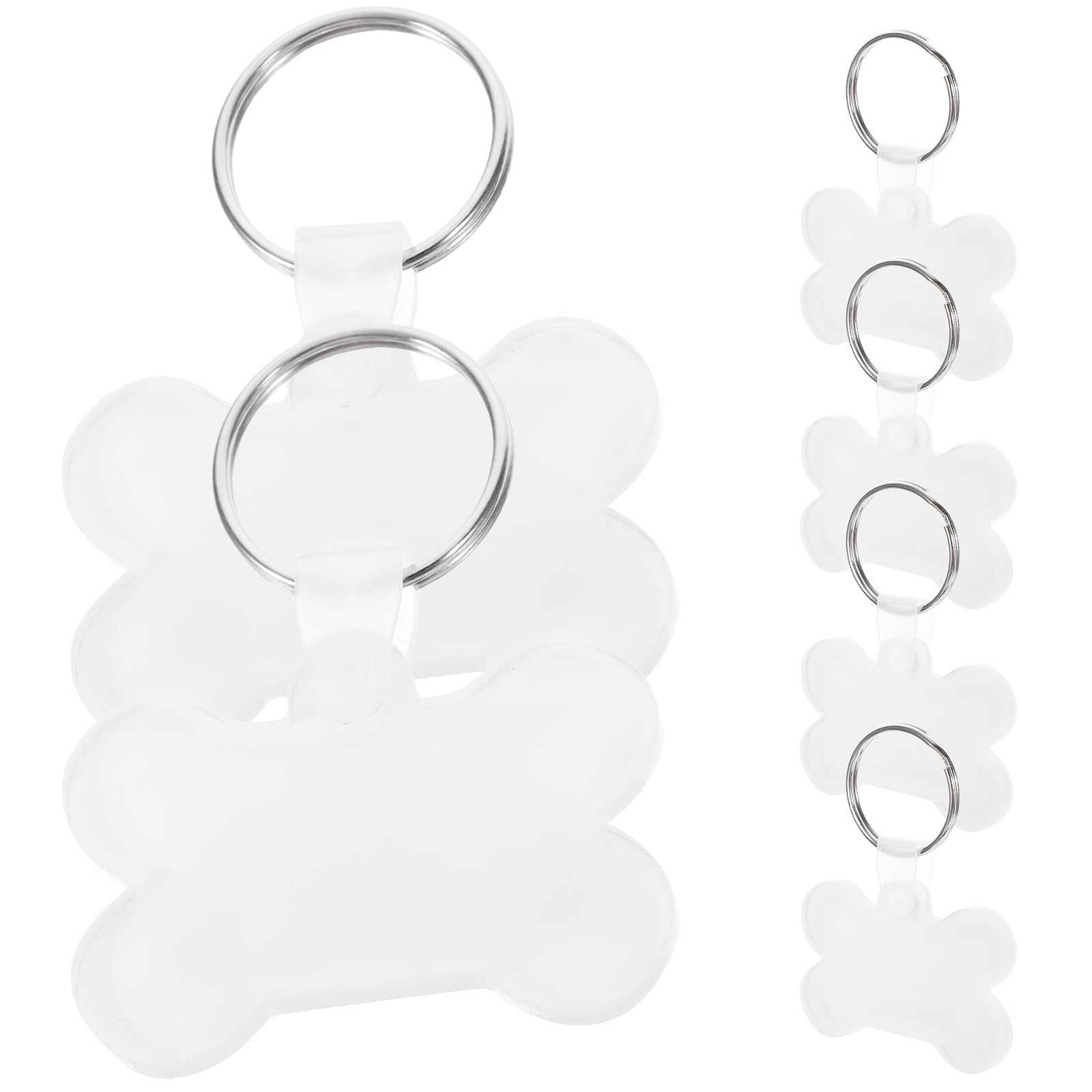 unbranded 6 Pcs Lanyard Heat Transfer Key Chain Sublimation Blanks ...