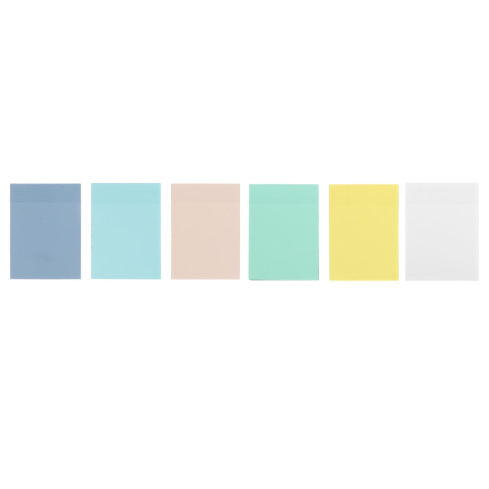 unbranded 6 Pcs Sticky Graph Paper Transparent Note Visible Memo Notes ...