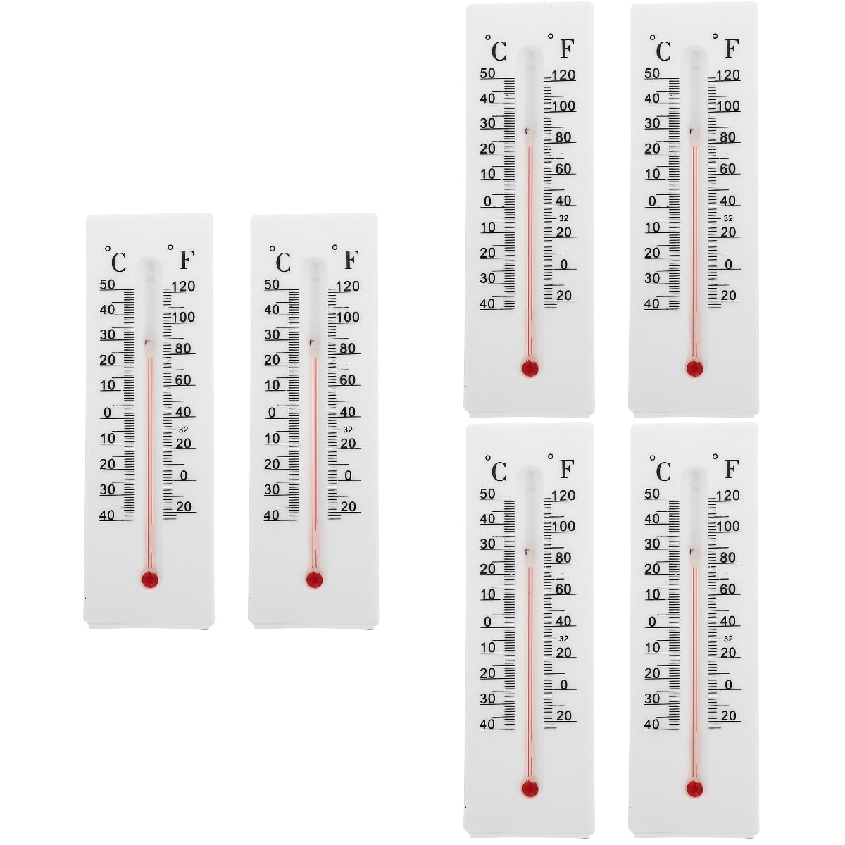 unbranded 6 Pcs Thermometer Key Hider Outdoor Key Hider Thermometer Key ...