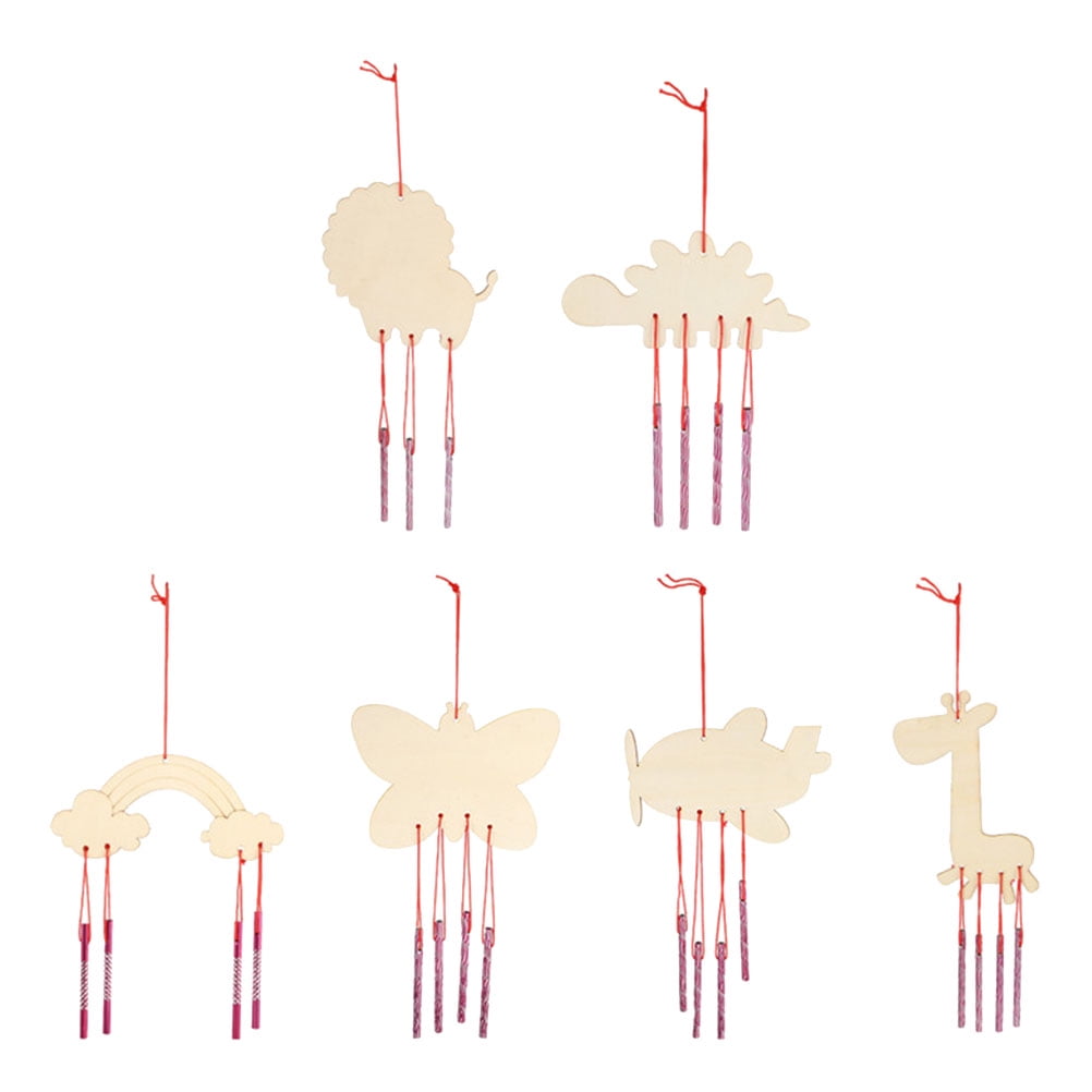unbranded 6 Pcs Mini Duck Toys Graffiti Wind Chimes Hanging Bell ...