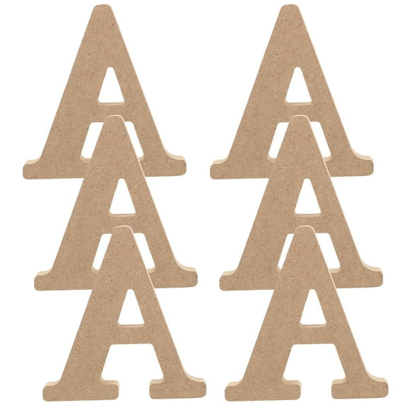 unbranded 6 Pcs Wooden Letter A Wall Letters Room Decorations Wedding ...