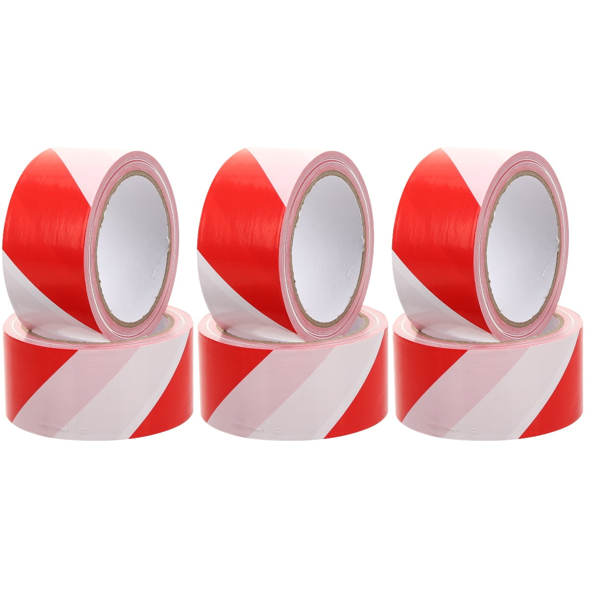 unbranded 6 Rolls Red White Caution Tape Non Sticky Barrier Tape ...