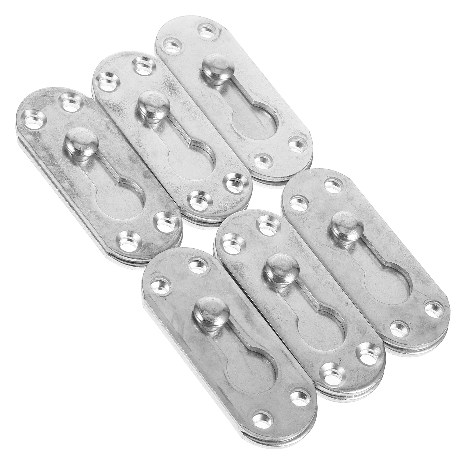 unbranded 6 Sets Bed Rail Brackets Hardware Bed Frame Hardware Metal ...