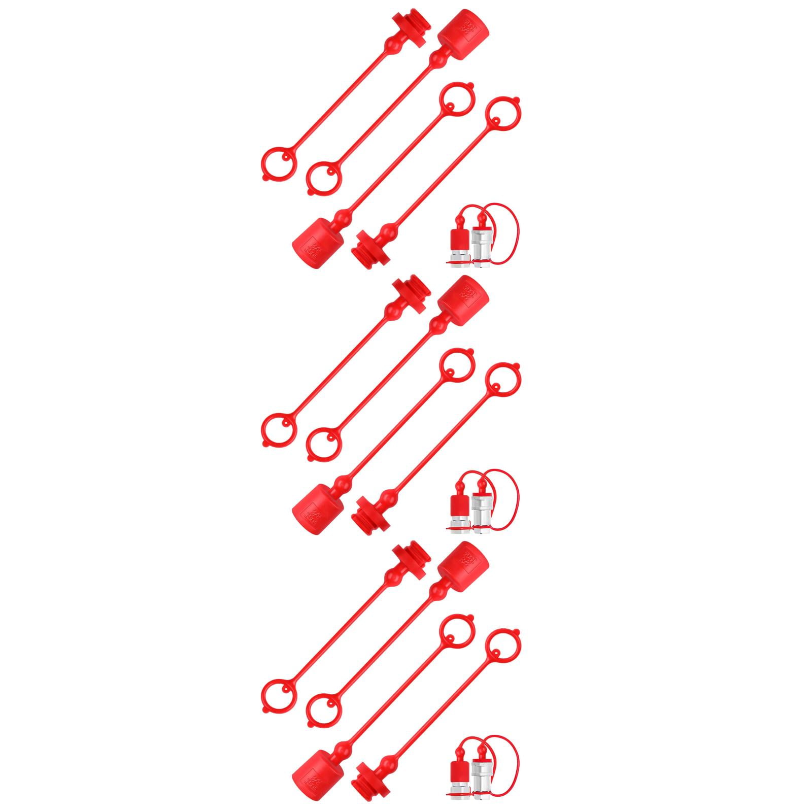 unbranded 6 Sets Hydraulic Hose Cap And Plug 3/8 Inch Hydraulic Quick ...