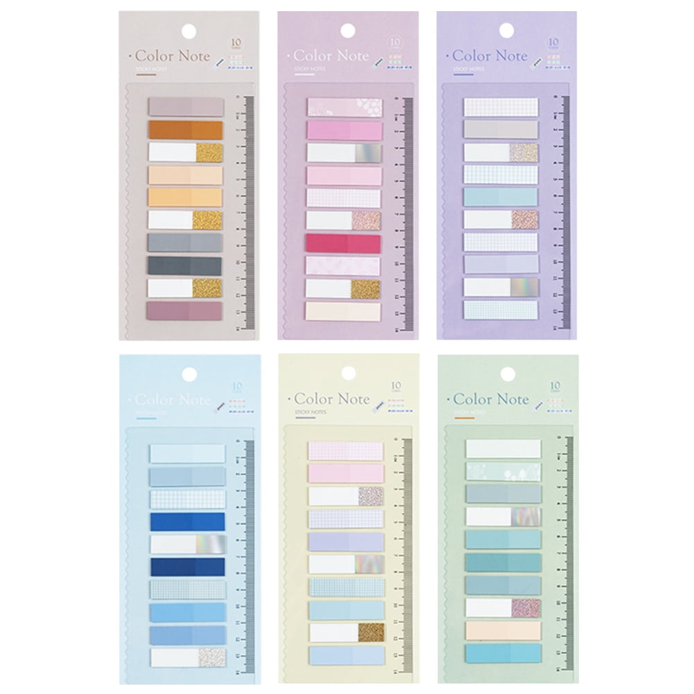 unbranded 6 Sets Post Extra-large Lined Reminder Bookmarks Nail ...