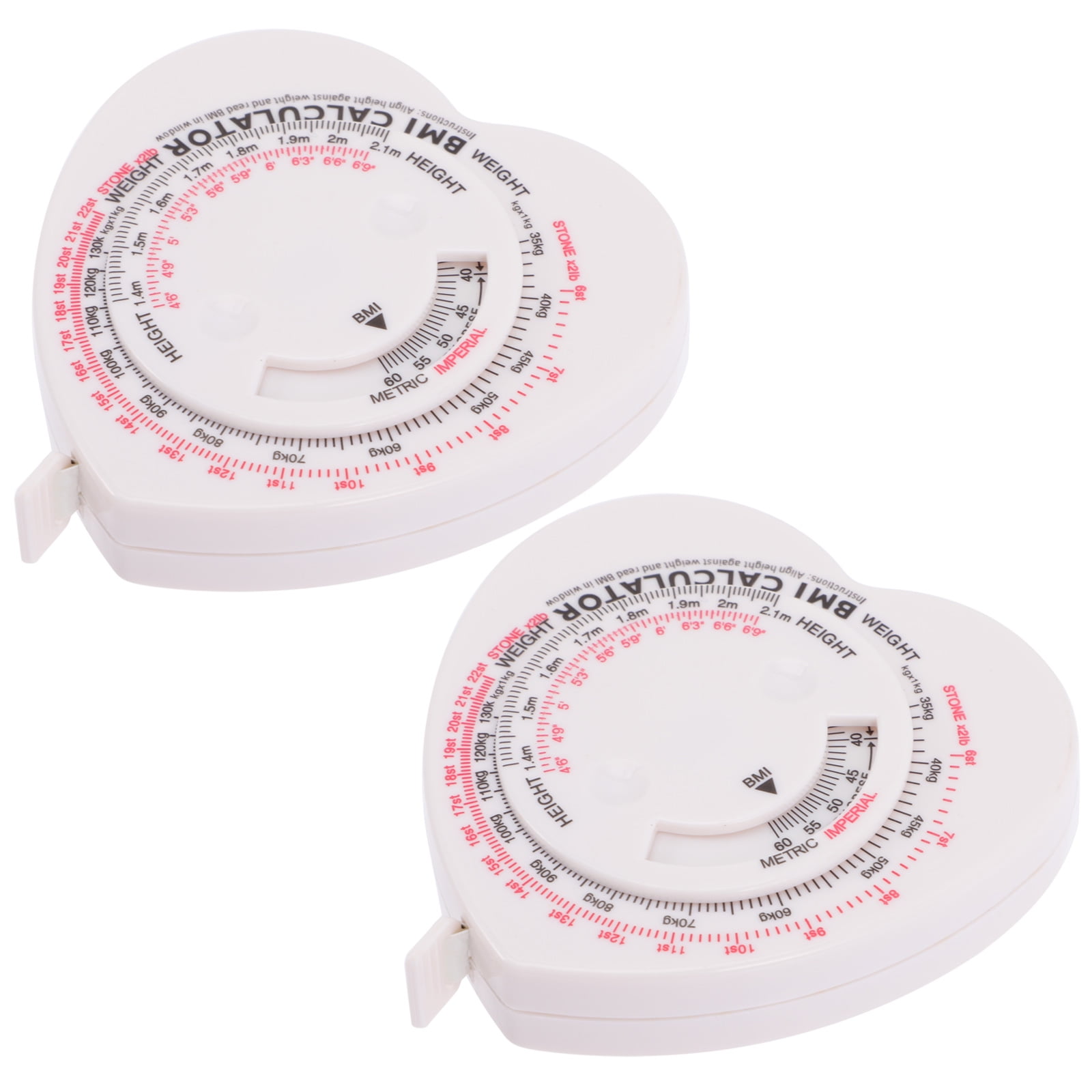 FONDOTIN BMI Health Measuring Tape ABS Material Simple Design Personal ...