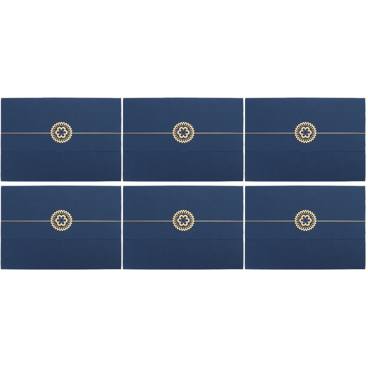 unbranded 6 pcs Certificate Cover Certificate Protective Covers Gold ...