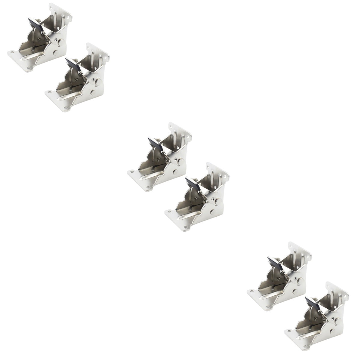 unbranded 6 pcs Collapsible Support Frame Self-Locking Folding Table ...