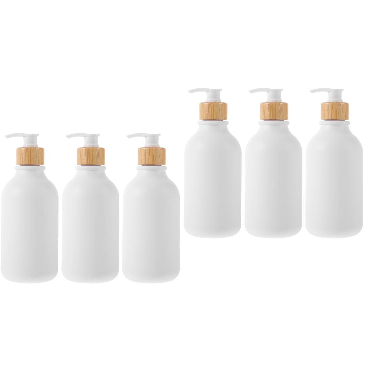 unbranded 6 pcs Shampoo Bottles Refillable Pump Bottles Reusable ...