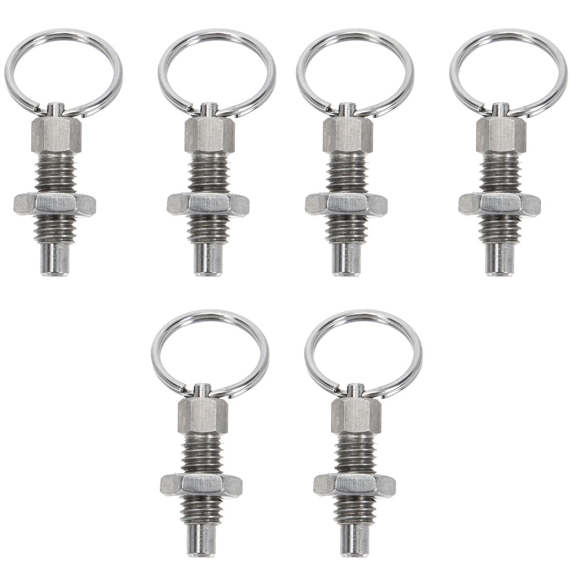 unbranded 6 pcs Spring-loaded Plunger Stainless Steel Spring Plunger ...